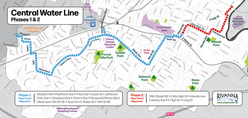 Central Water Line Project - Rivanna Water & Sewer Authority